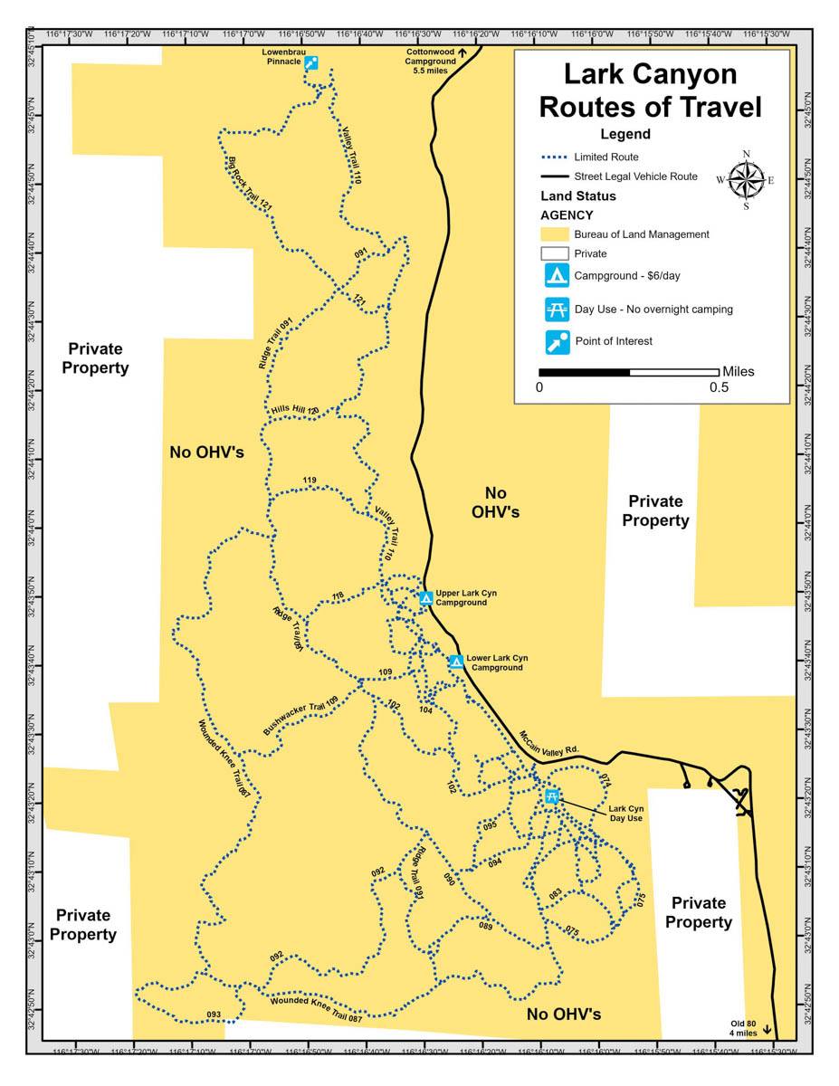 Lark Canyon OHV Area - McCain Valley | Outdoor SoCal